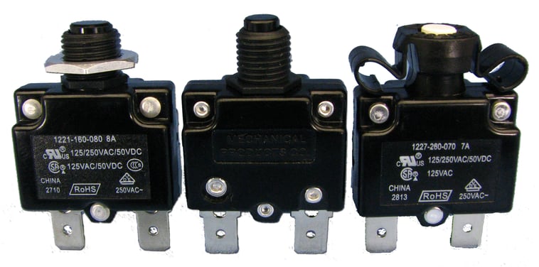 Mechanical Products UL1077 Series 12 Circuit Breakers
